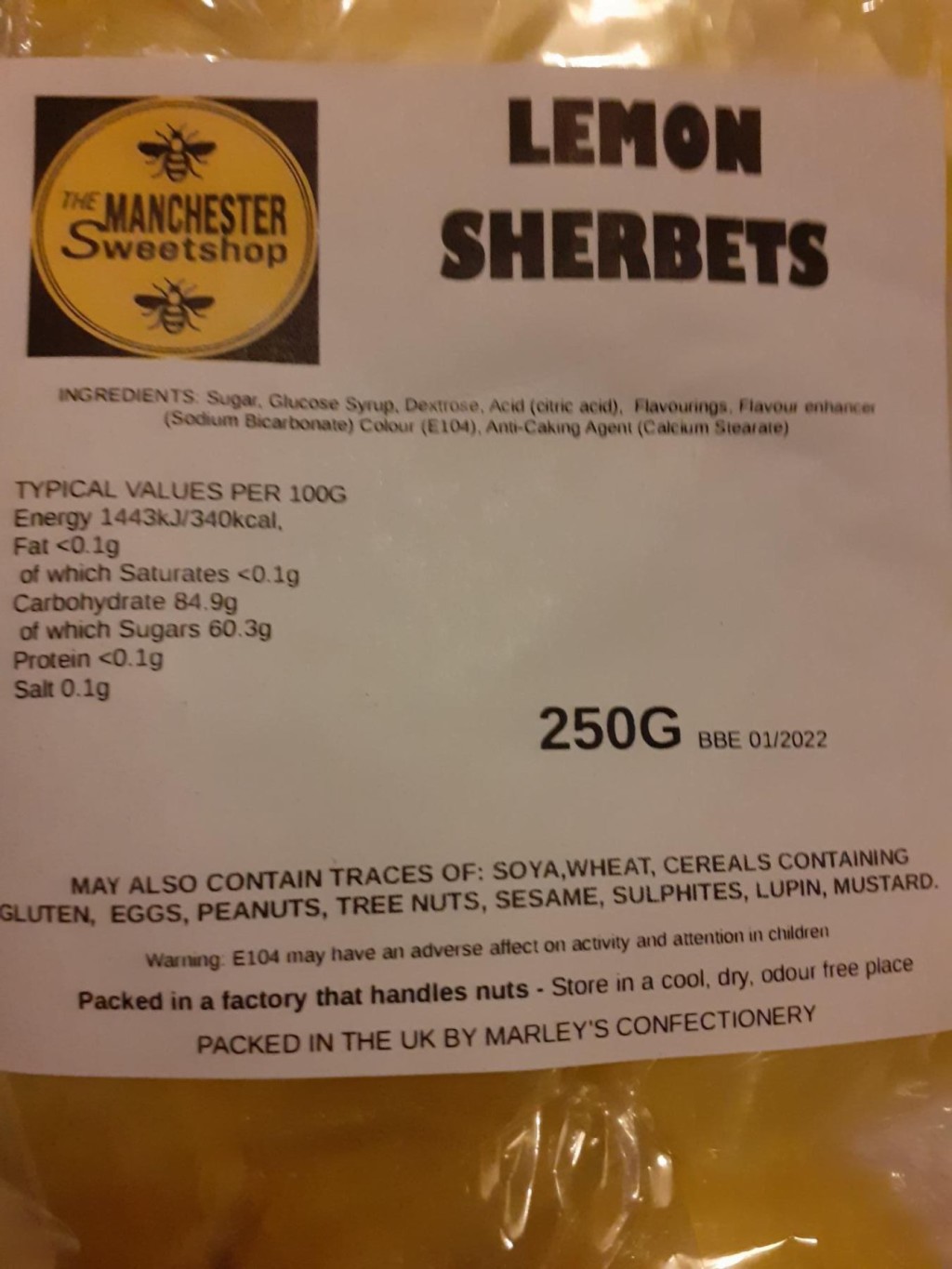 Lemon Sherbets | Manchester Sweetshop
