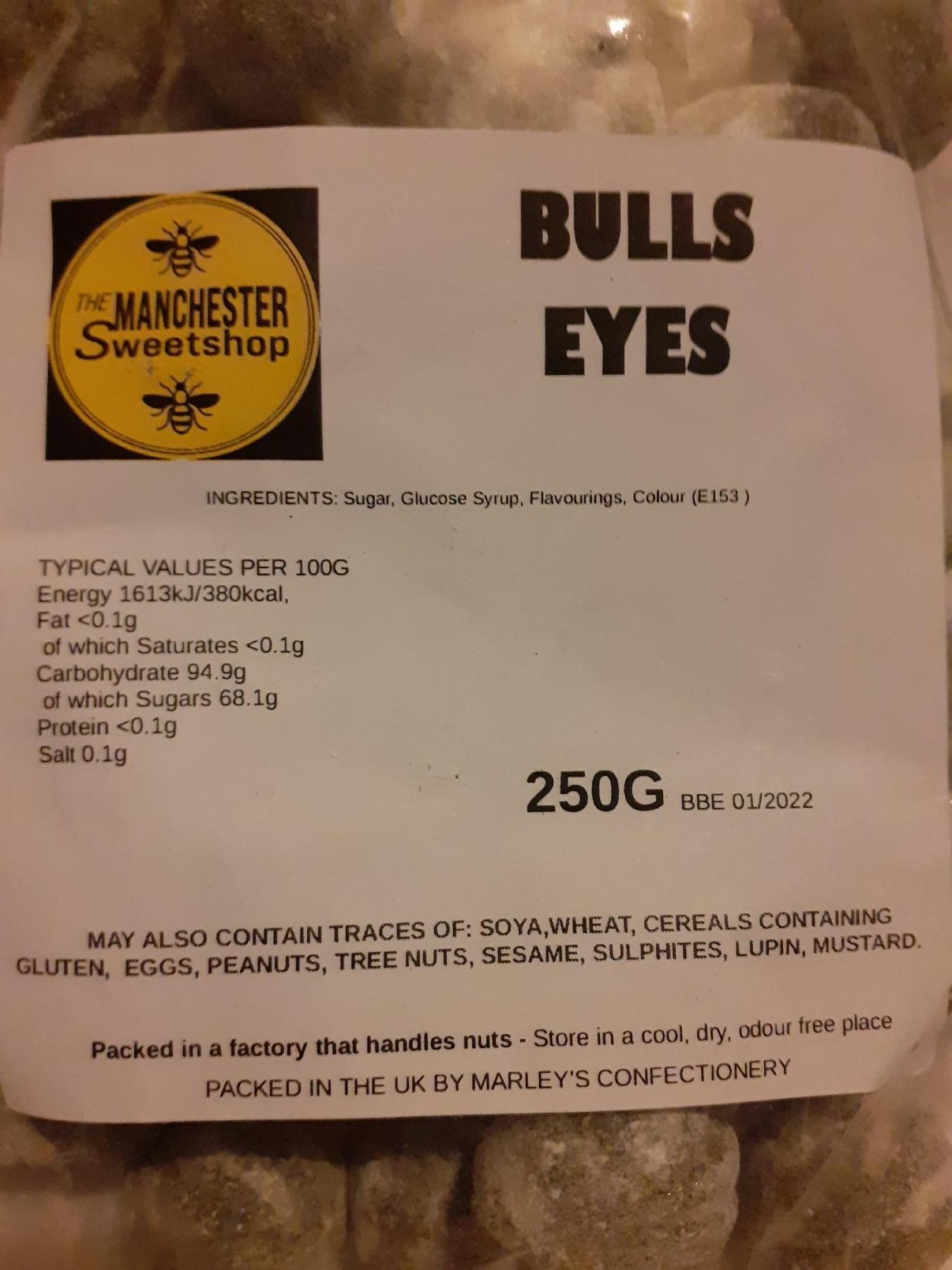 Bulls Eyes | Manchester Sweetshop